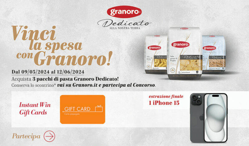 Granoro - Pasta with only wheat from Puglia