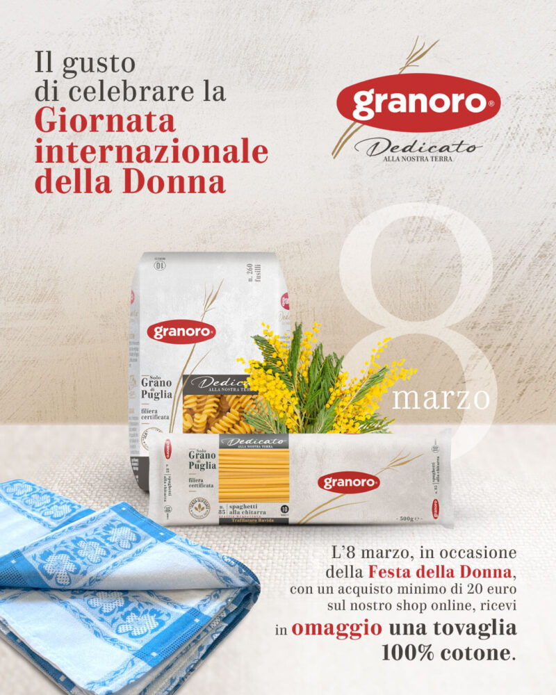 Granoro - Pasta with only wheat from Puglia